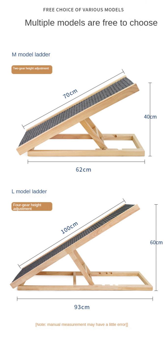 100cm Lightweight Folding Dog Ramp 60cm Indoor Soft Dog Ramp